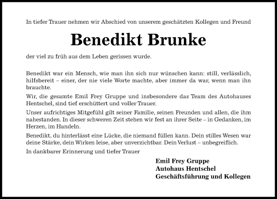 Gedenkkerzen von Benedikt Brunke | Trauerportal Hildesheimer Allgemeine ...